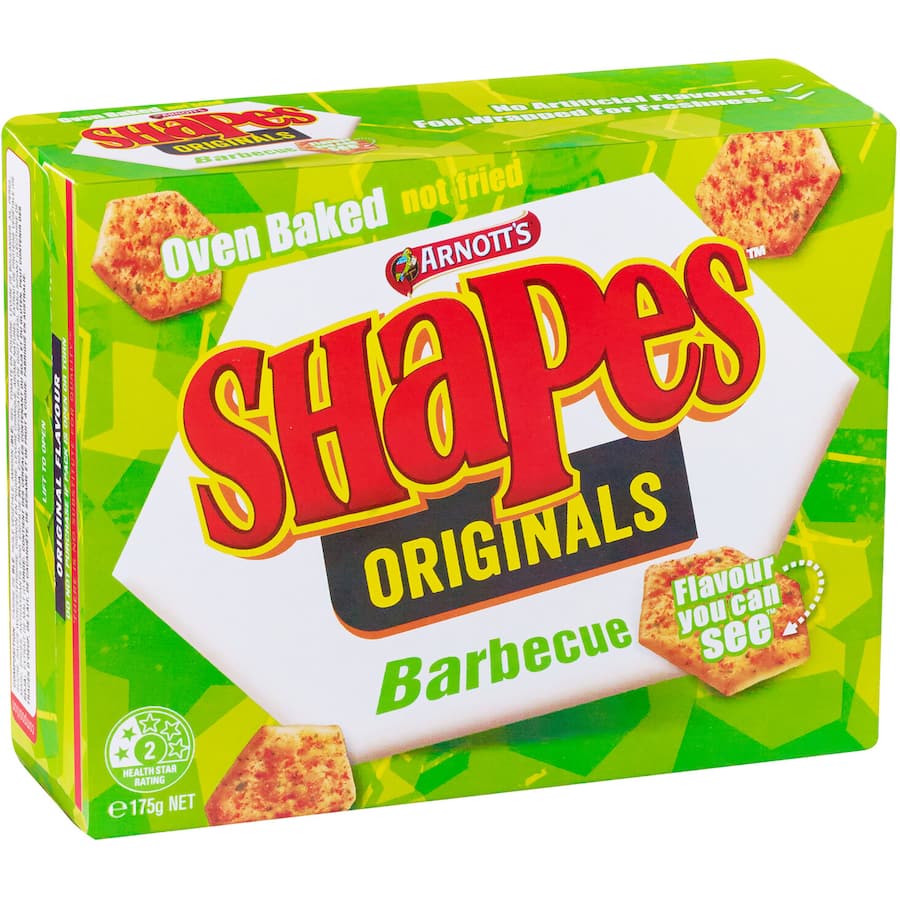 Arnotts Shapes Crackers Bbq Originals 175g – Limitless Distribution Ltd